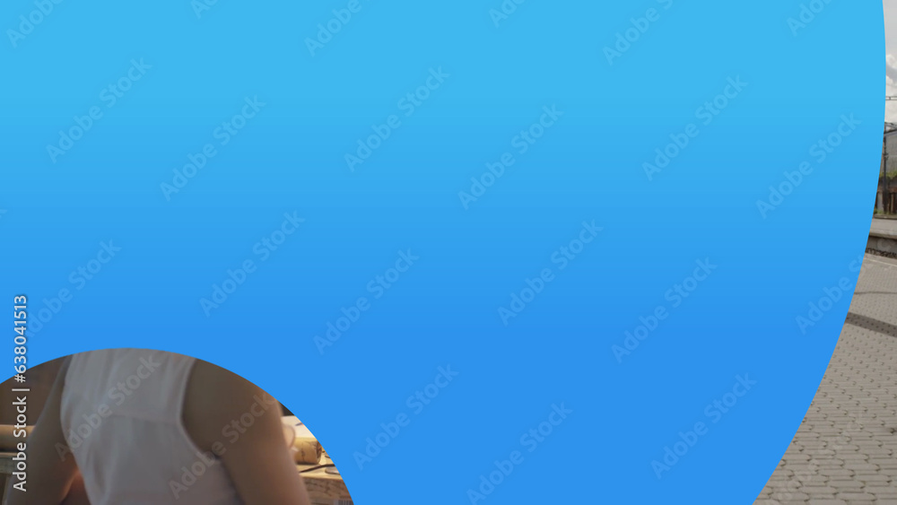 Rounded Transitions Stock Template | Adobe Stock