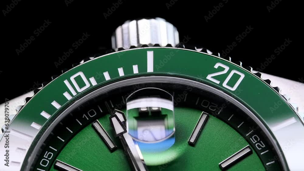 Stylish Luxury Man Wrist Watch With Moving Hand And Multiple Dials. Men ...