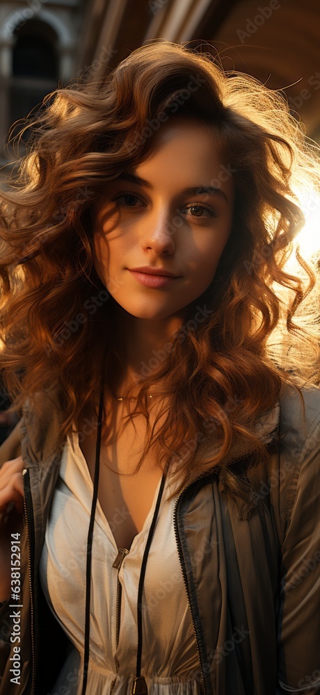 Stockfoto Woman Photo: Expressive Girl Portrait of Confident Young ...