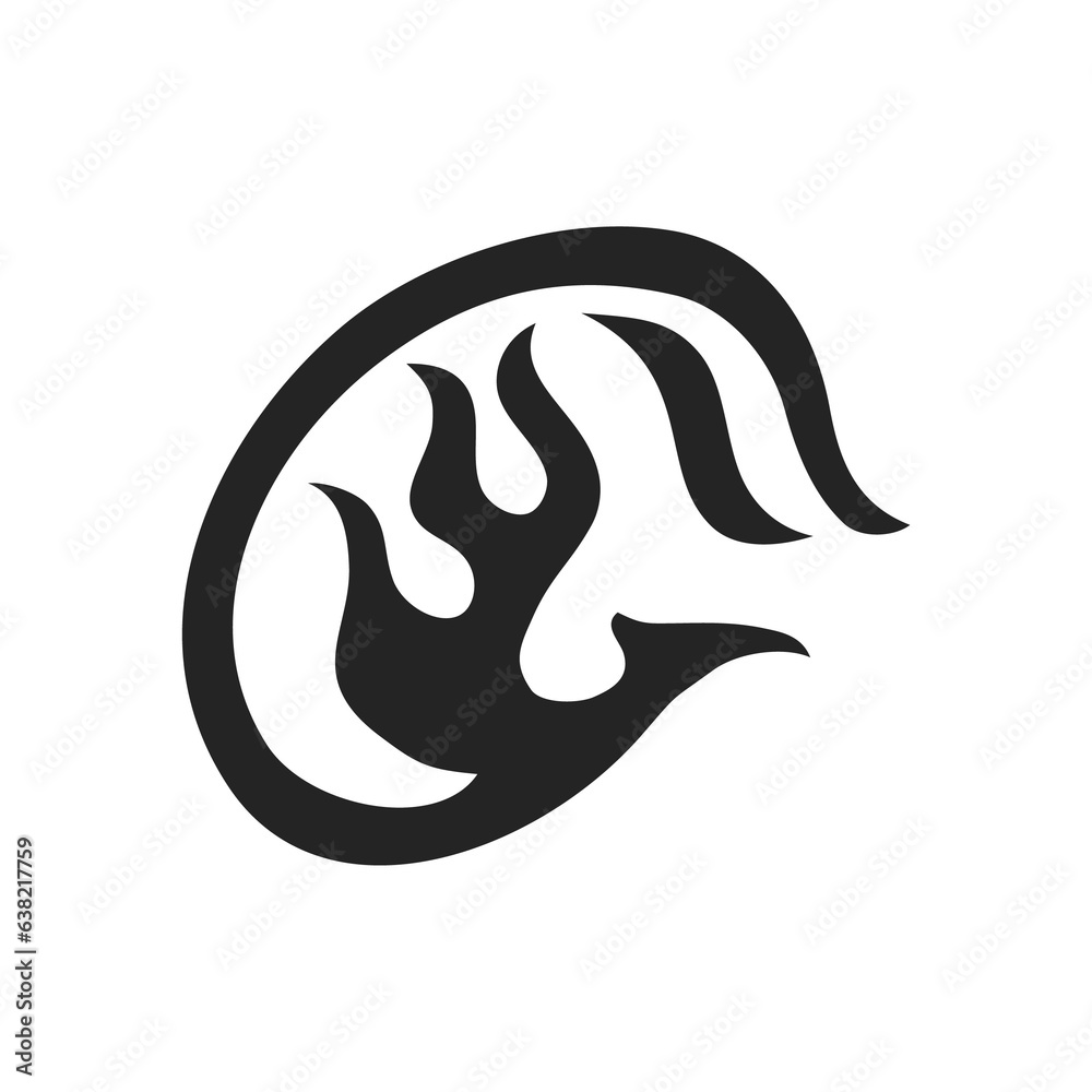 phoenix logo template Isolated. Brand Identity. Icon Abstract Vector ...