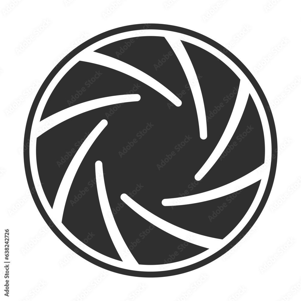 Camera shutter Silhouette Vector, Photography Silhouette, Camera ...