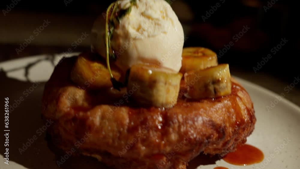 Indulgence takes center stage with fried roti served alongside creamy ...