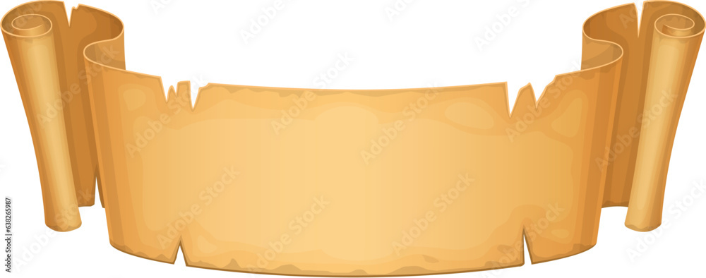 Old manuscript, ancient treasure map parchment, antique papyrus ...