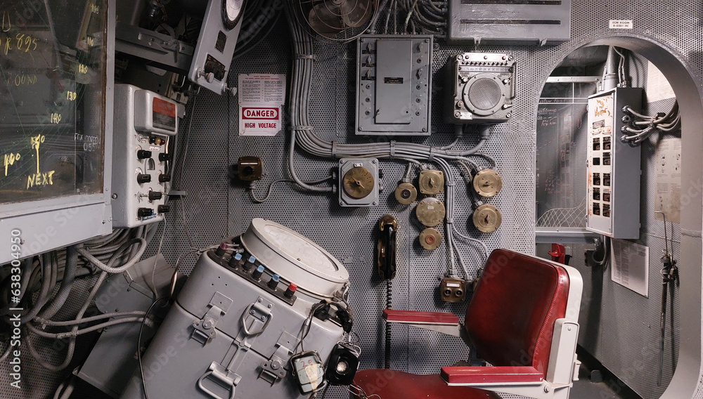 New York, United States - August 5, 2023: Inside the USS Intrepid ...