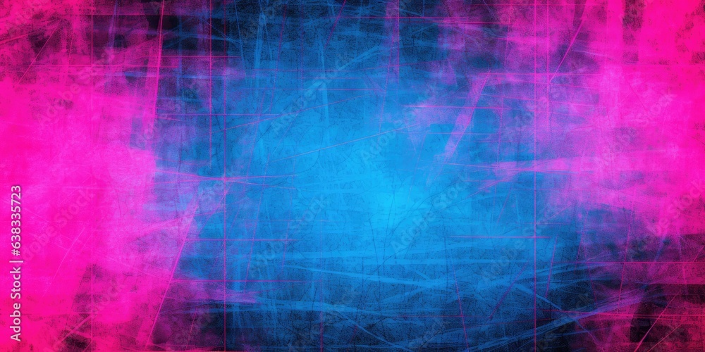 Neon Nocturne in Distressed Art Background - Nighttime Grunge Texture ...