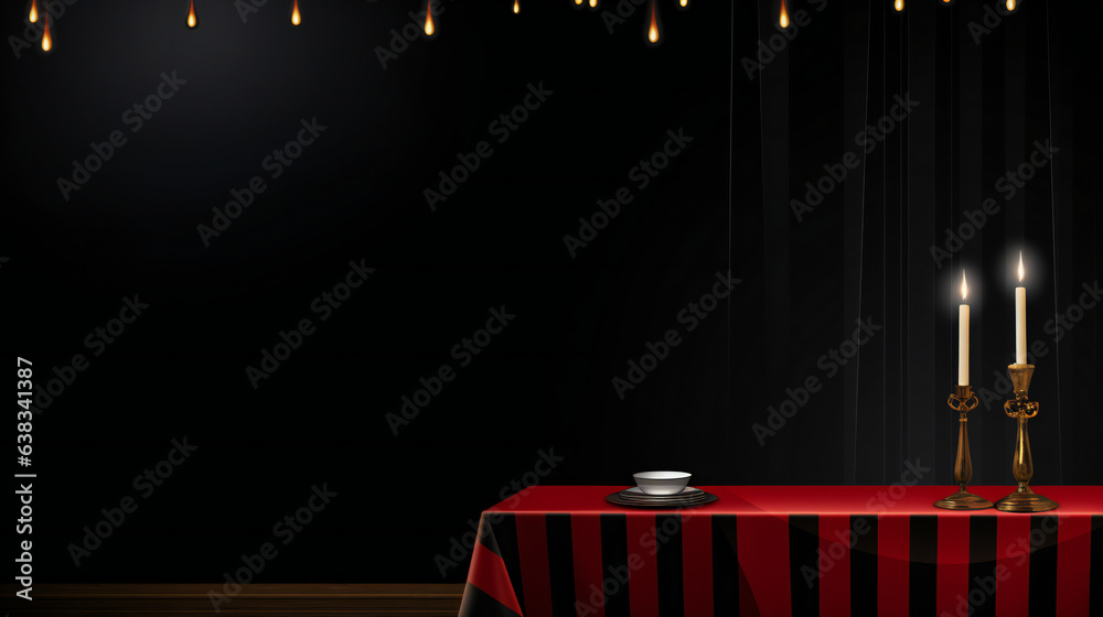 Murder Mystery theme Party Background with empty copy space. Generative ...