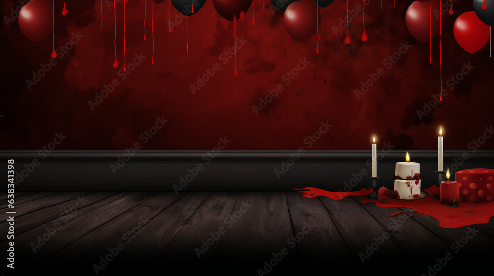 Murder Mystery theme Party Background with empty copy space. Generative ...