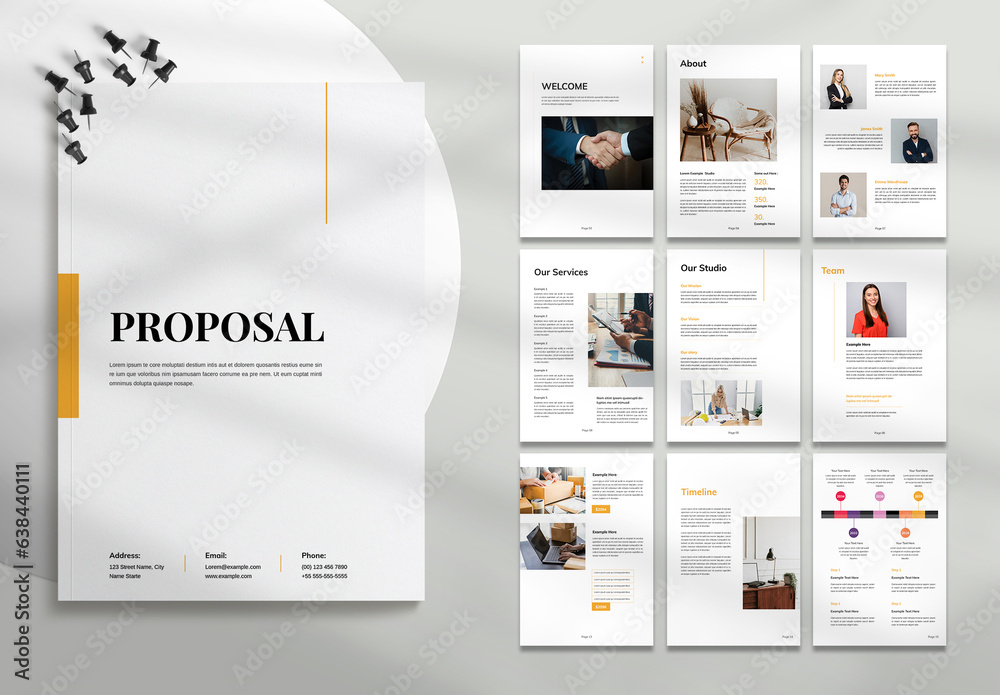 Proposal Layout Stock Template | Adobe Stock