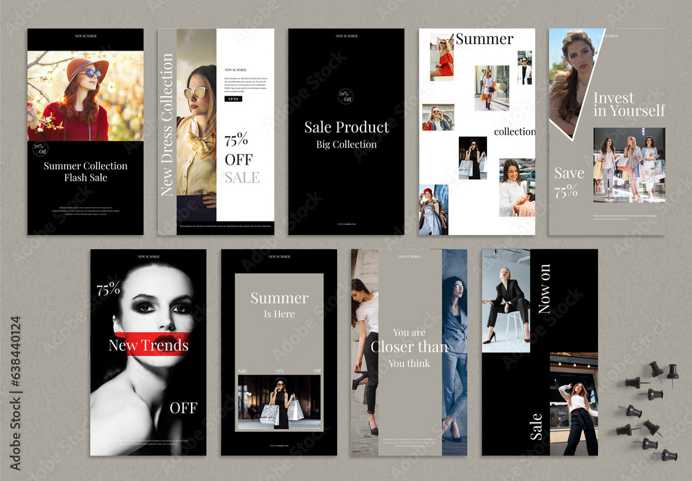 Social Media Layout Stock Template | Adobe Stock