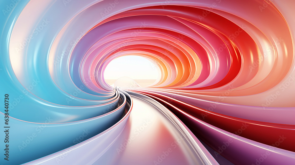 Multi layers color texture 3D papercut layers in gradient vector banner ...