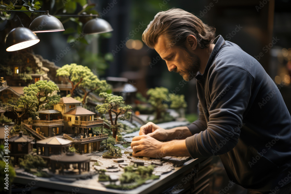 Climate Resilient Homes. Architect designing flood-resistant houses ...