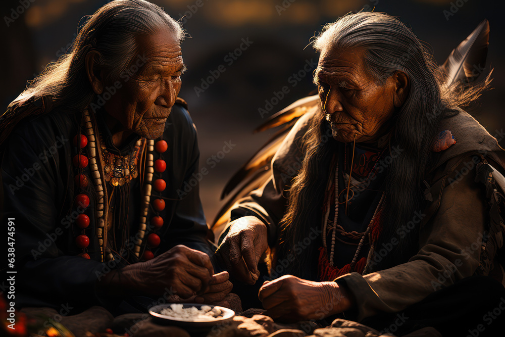 Indigenous Wisdom. Elders from indigenous communities sharing ...