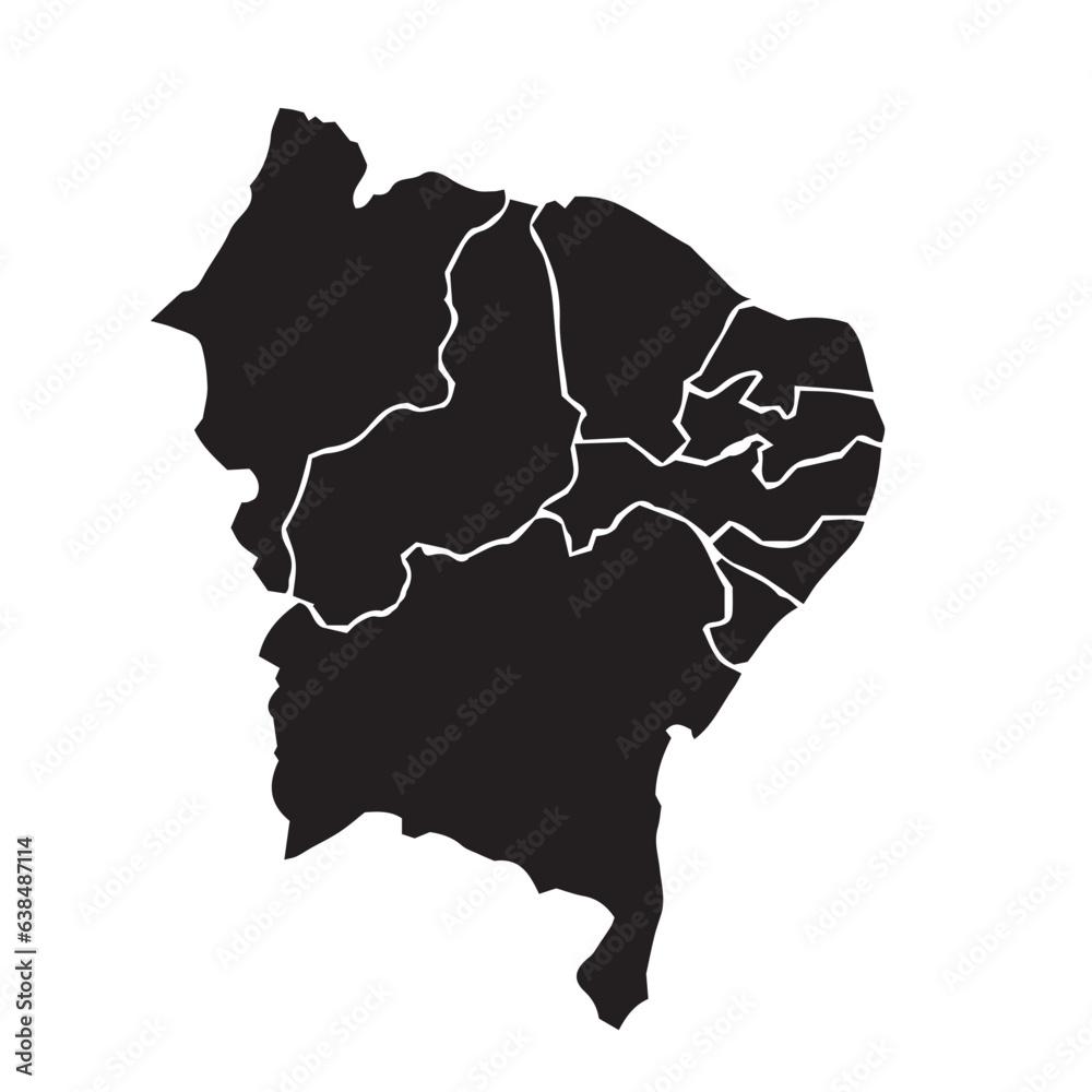 Póster nordeste, nordestino, dia do nordestino, dia do nordeste, mapa ...