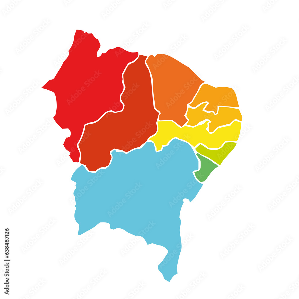 nordeste, nordestino, dia do nordestino, dia do nordeste, mapa do ...