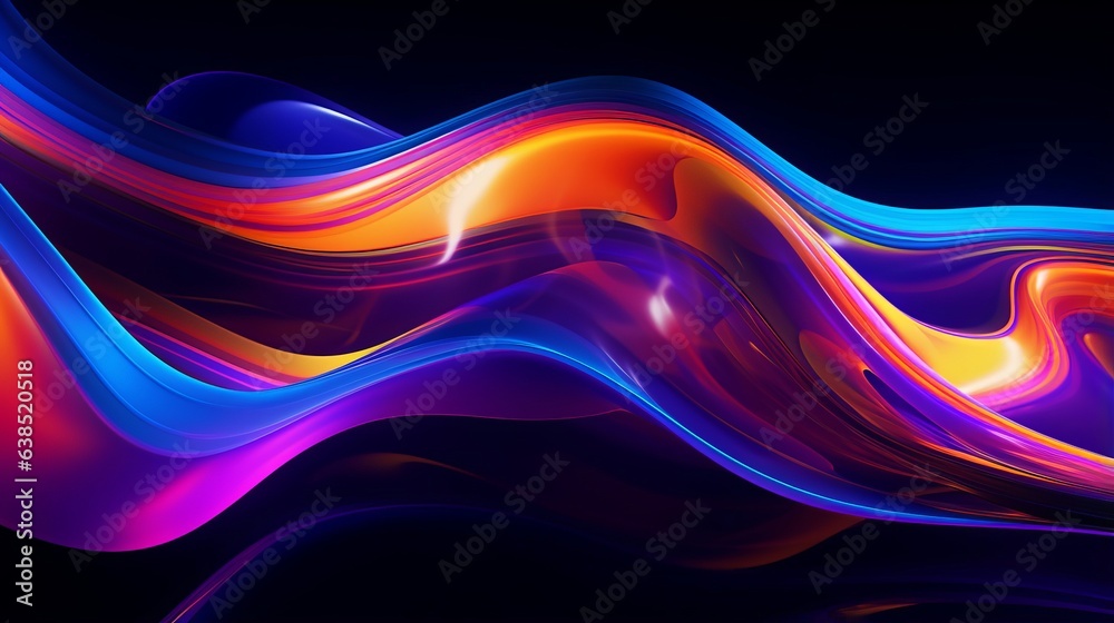 colorful liquid flow backdrop background flow fluid digital splash neon ...