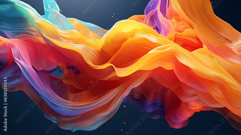 colorful liquid flow backdrop background flow fluid digital splash ...