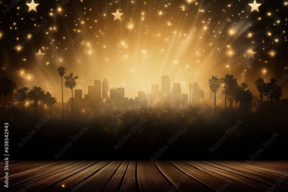Hollywood themed background large copy space - stock picture backdrop ...