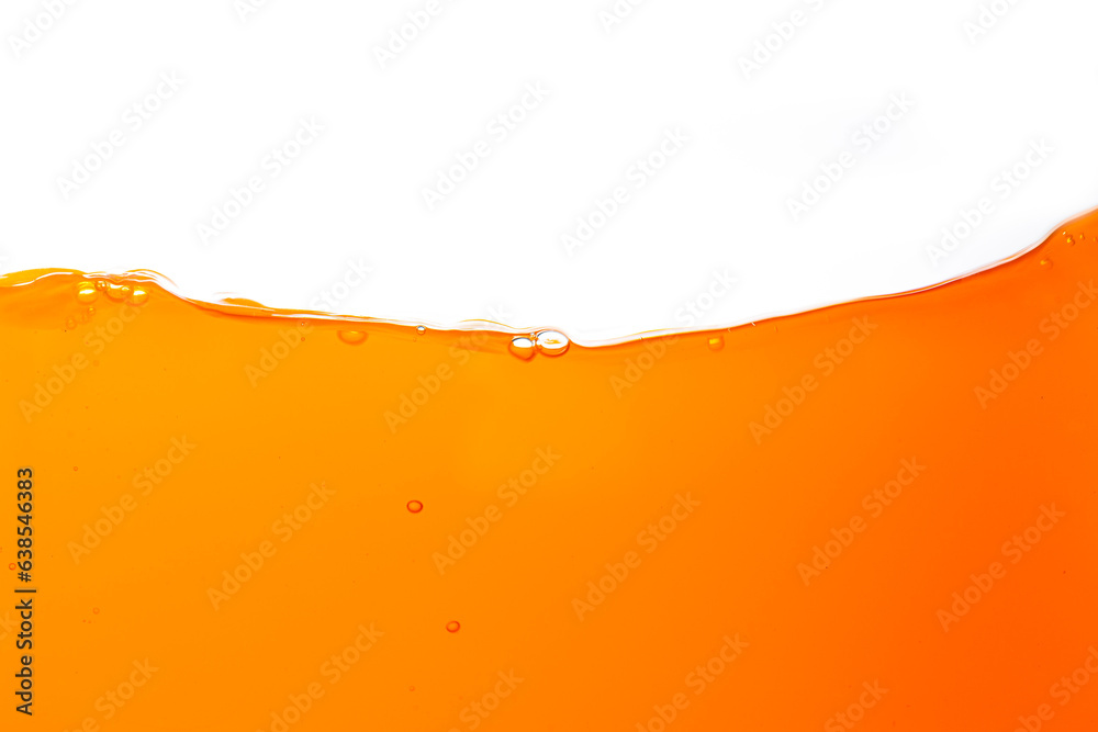 Macro orange juice texture isolated white background,Close-up Orange ...