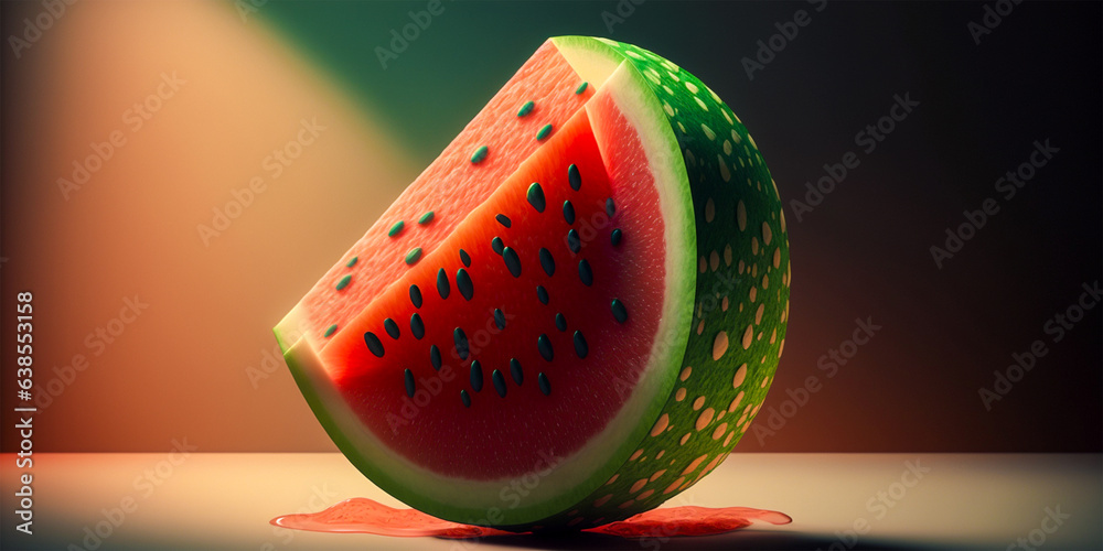 Watermelon character bringing humor and entertainment Animated series ...