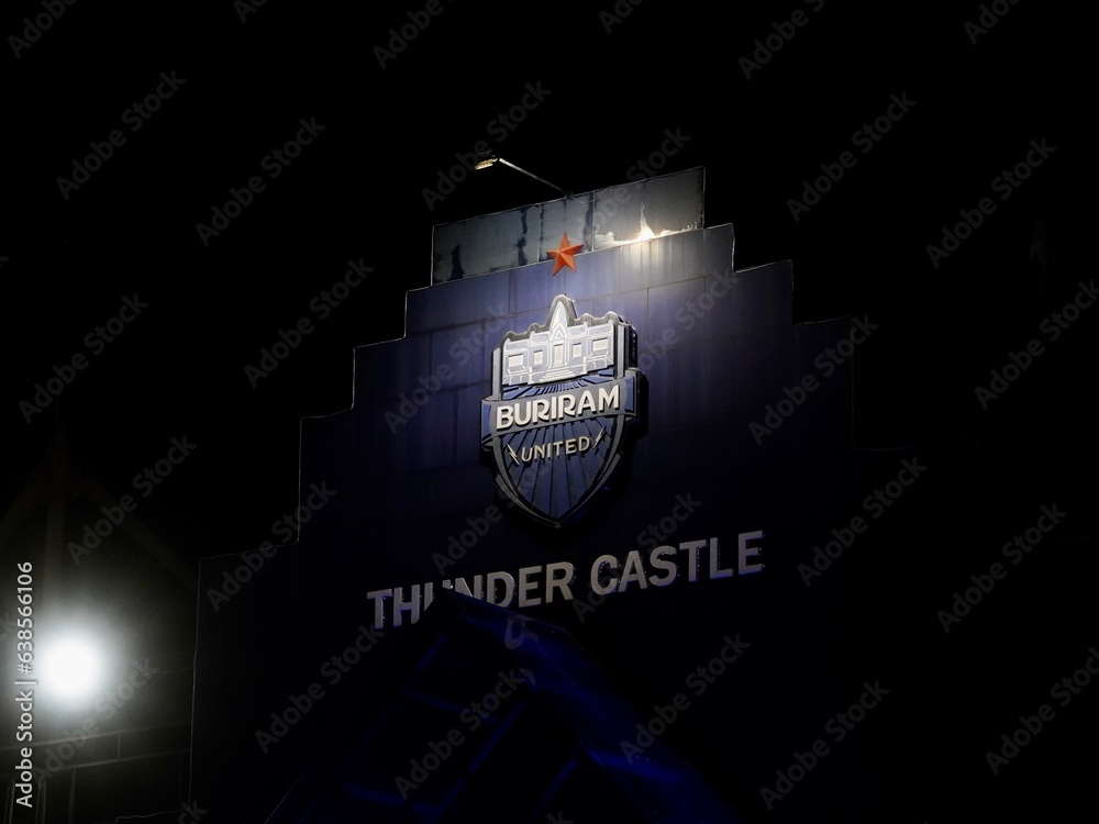 Buriram United logo is a football team , old castle buriram blue black ...