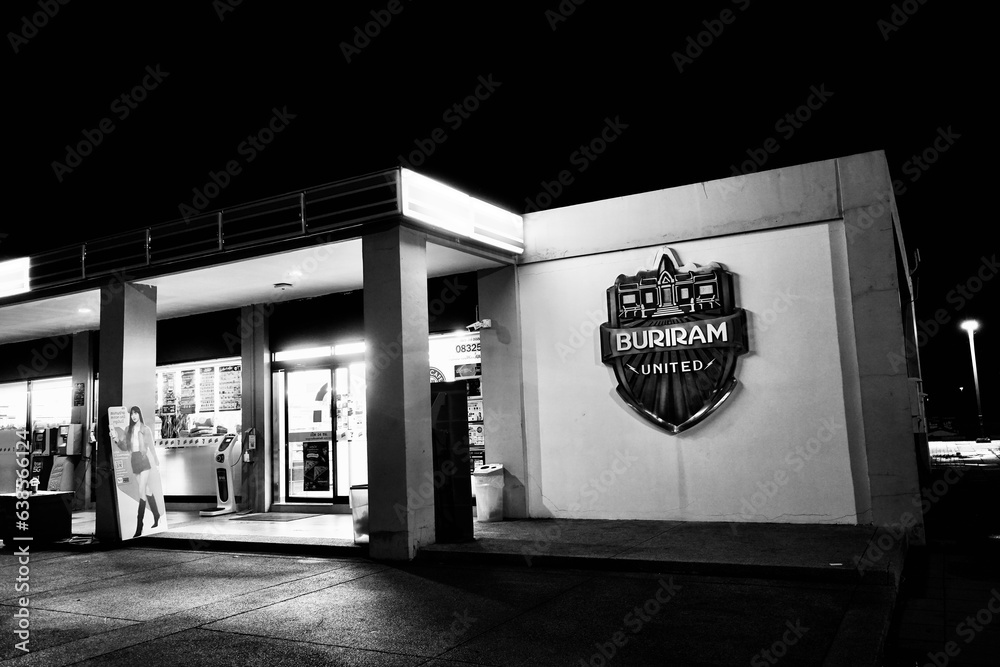 Buriram United logo is a football team , old castle buriram blue black ...