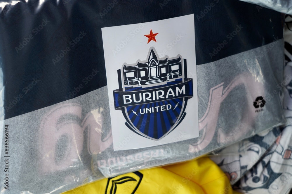 Buriram United logo is a football team , old castle buriram blue black ...
