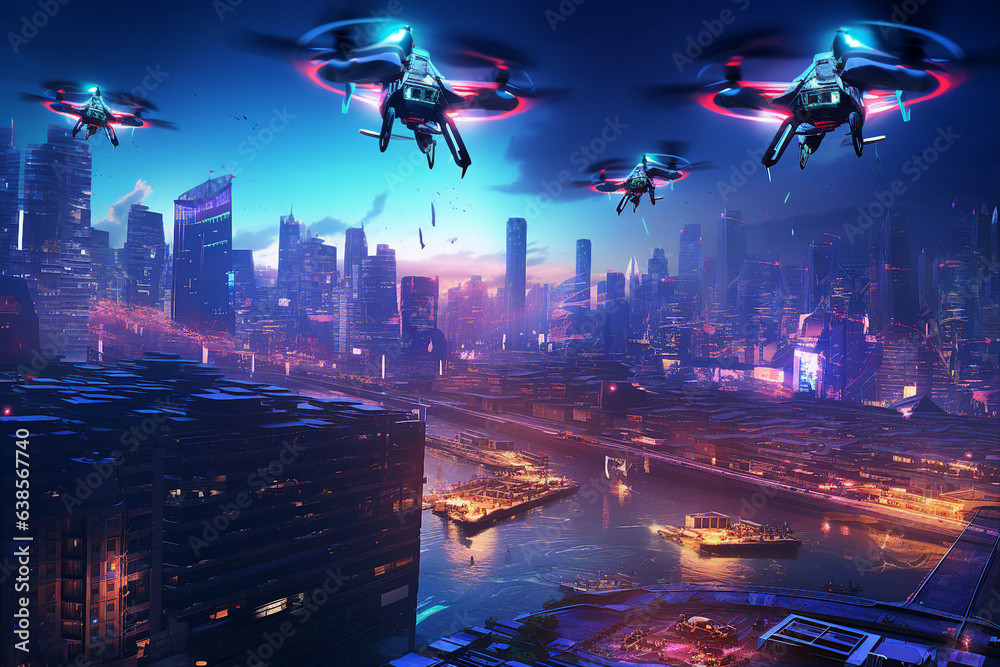 Generative ai collage image photo of dynamic video game playing in ...