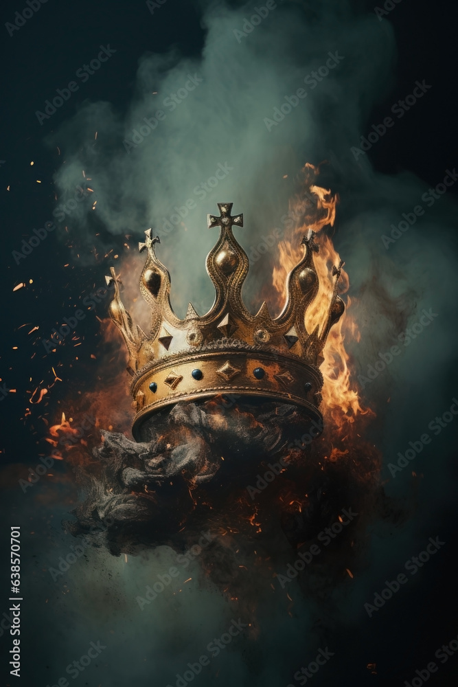 fiery king crown. rise and fall of a medieval empire. Medieval, king ...