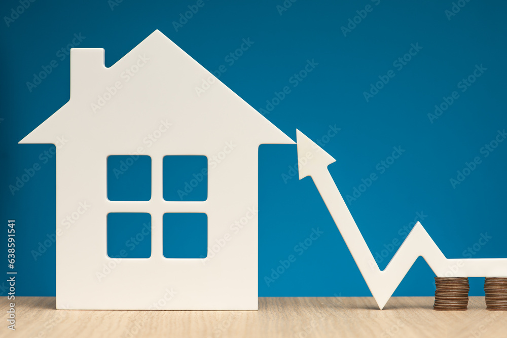 Rising rental prices. Increasing the cost of rental housing. The white ...