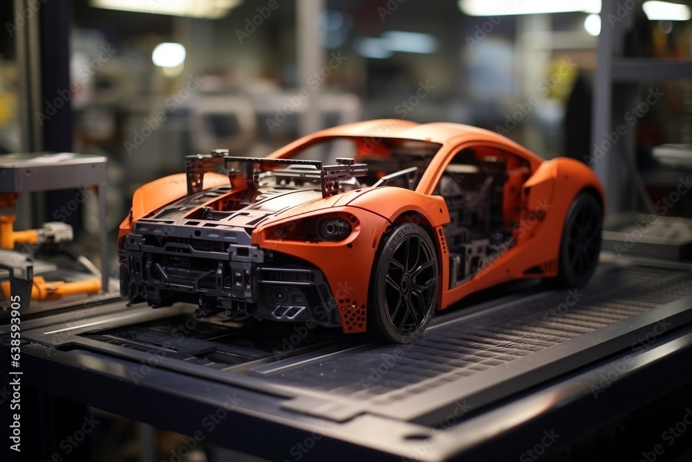 3d printed car model Stock Photo | Adobe Stock