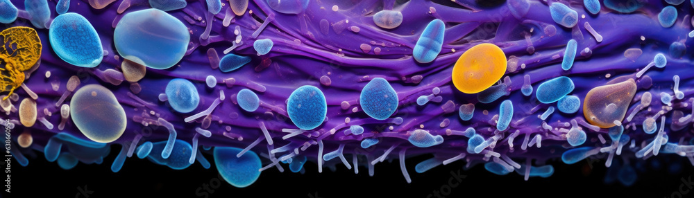 This macro image of a Bacterial Empire reveals the intricate surface ...