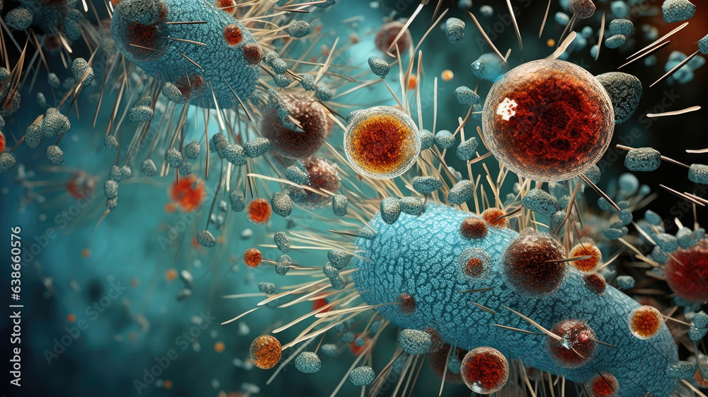 the microscope image of cytosol a myriad of submicroscopic structures ...