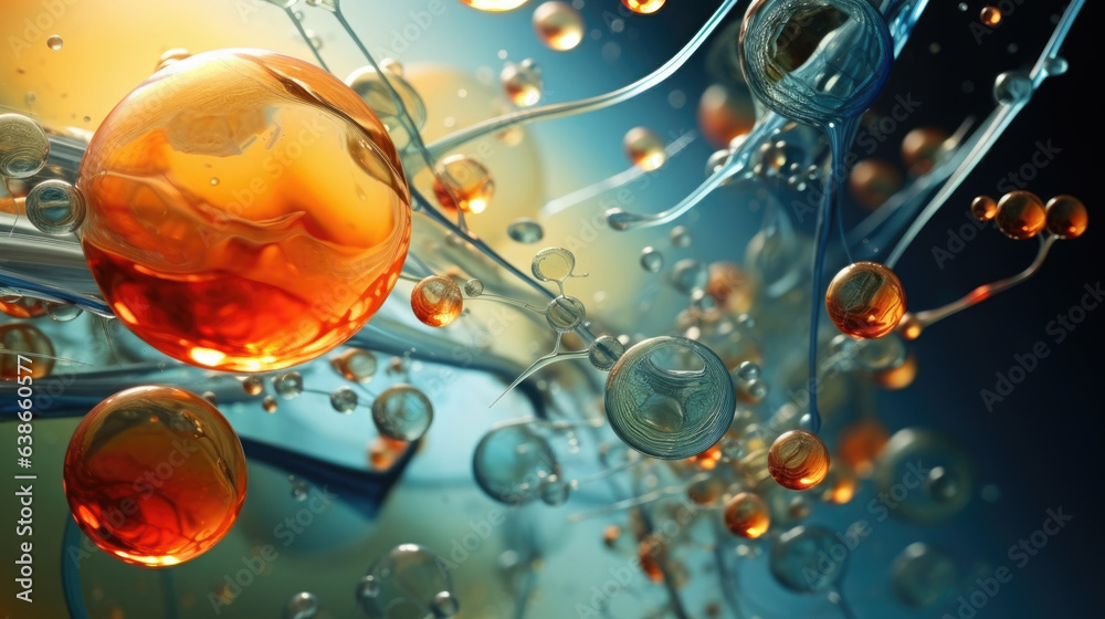 A microscopic view of extracellular fluid reveals multiple components ...