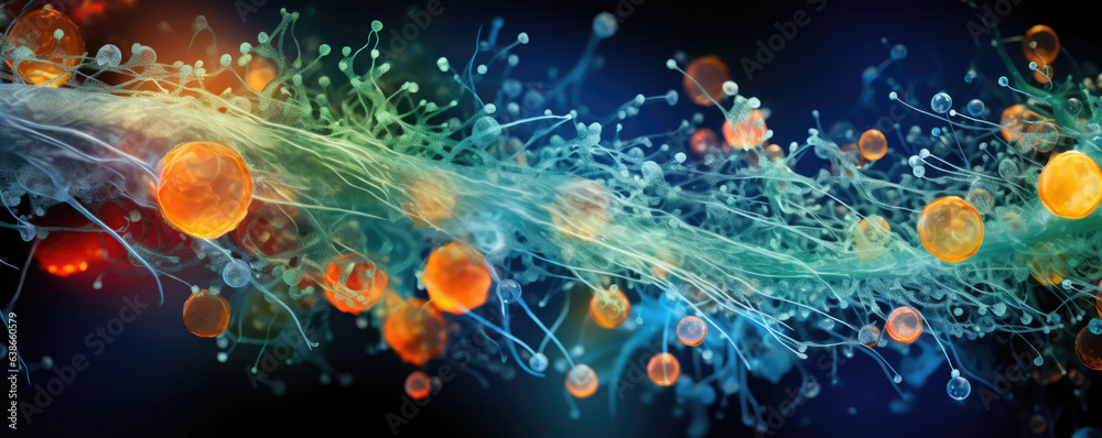 A microscopic image of cytosol reveals the maze of plasma membrane ...
