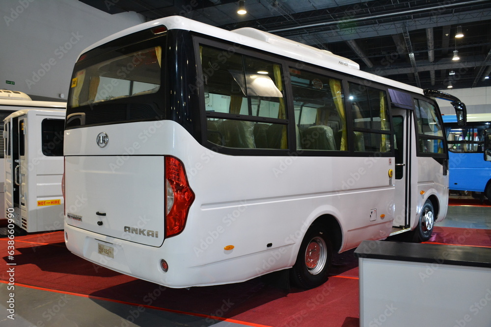 Jac ankai modern jeepney at Philippine Commercial Vehicle Show in Pasay ...