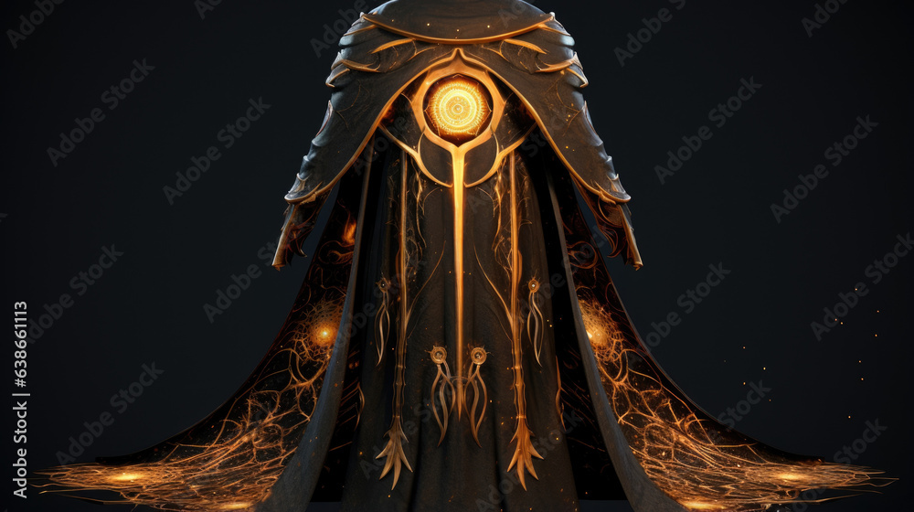 The pyromancers fluttering cloak revealed the harsh edges of their ...