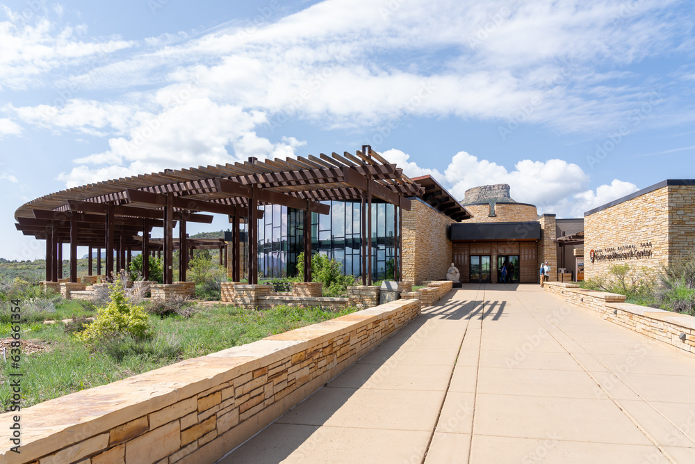 Mesa Verde National Park Visitor and Research Center in Colorado, USA ...
