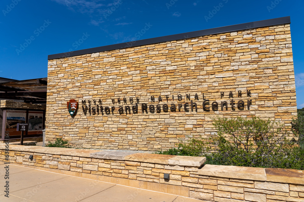 Mesa Verde National Park Visitor and Research Center in Colorado, USA ...