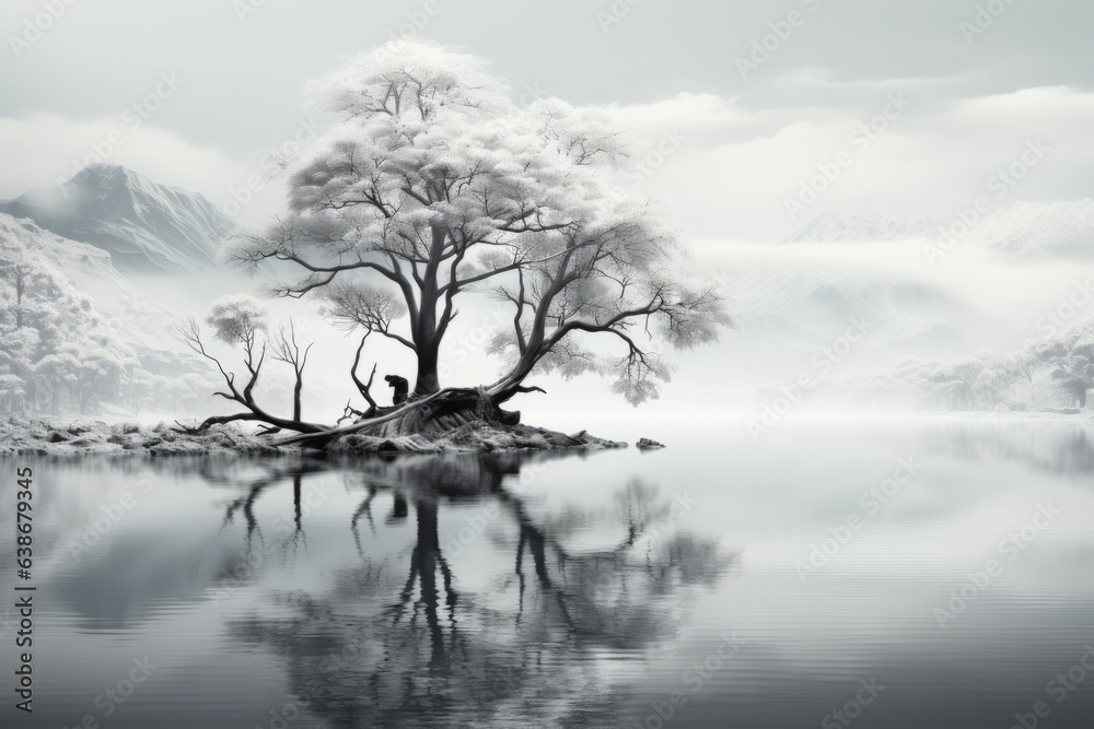 Atmosfera Inquietante in Riva al Lago: La Foresta Incantata Leggendaria ...