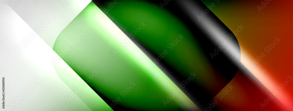 Vector abstract line background with glowing effects and shadows ...