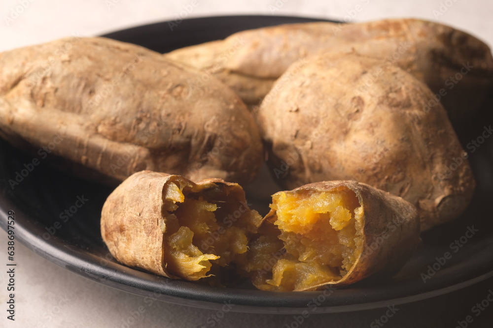 Cilembu sweet potato is a cultivar of sweet potato, a local race ...