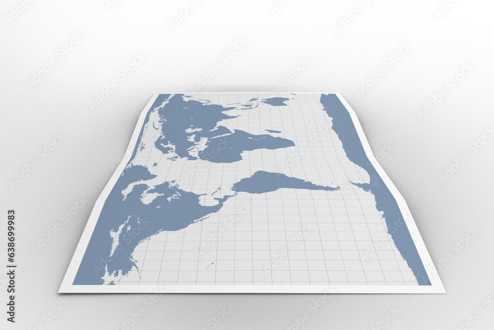 Digital png illustration of map of world on transparent background ...