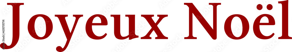 Digital png illustration of joyeux noel text on transparent background ...