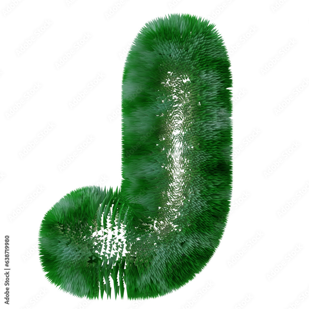 English alphabet capital "J" letters in isolated white background ...