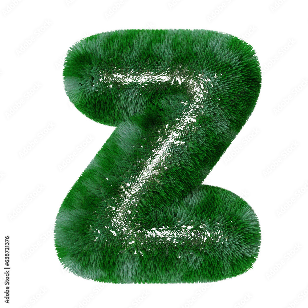English alphabet capital "Z" letters in isolated white background ...