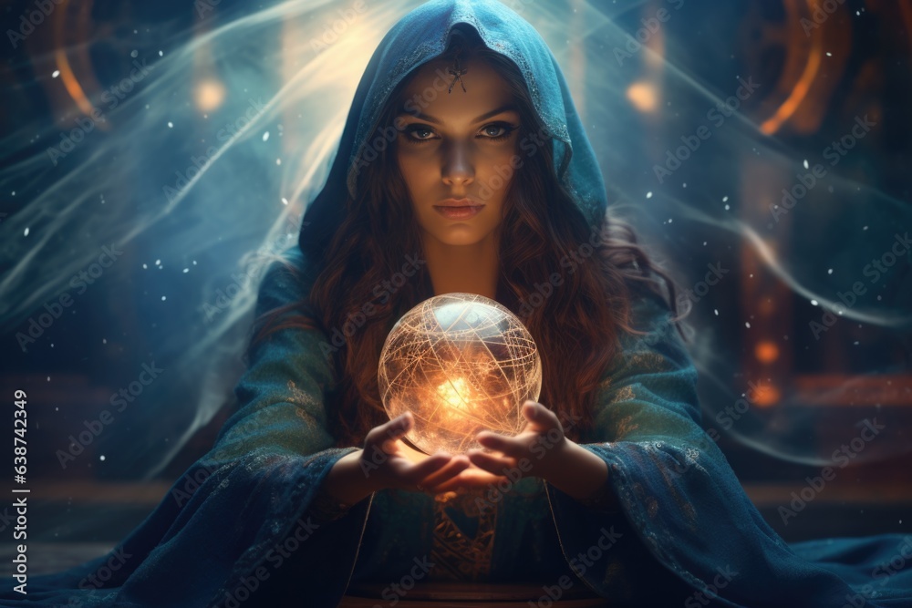 Fortune teller concept background Stock Photo | Adobe Stock