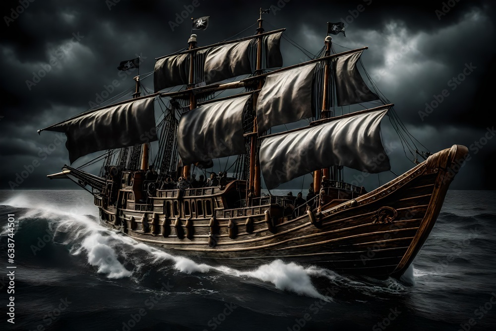 A digital oil painting of a dramatic cinematic scene of an antique ...