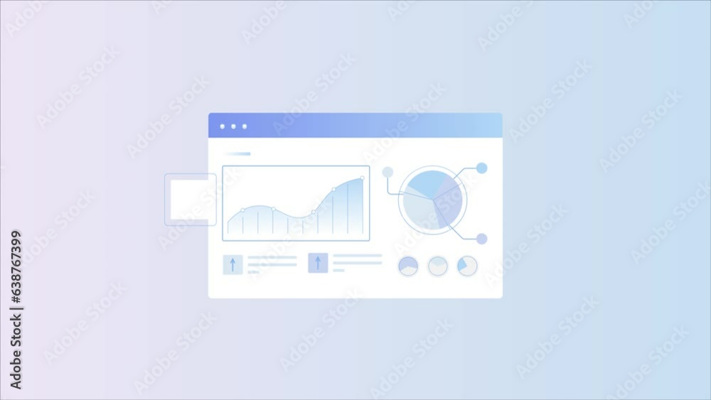 Data analytics report, business intelligence software display sales and ...