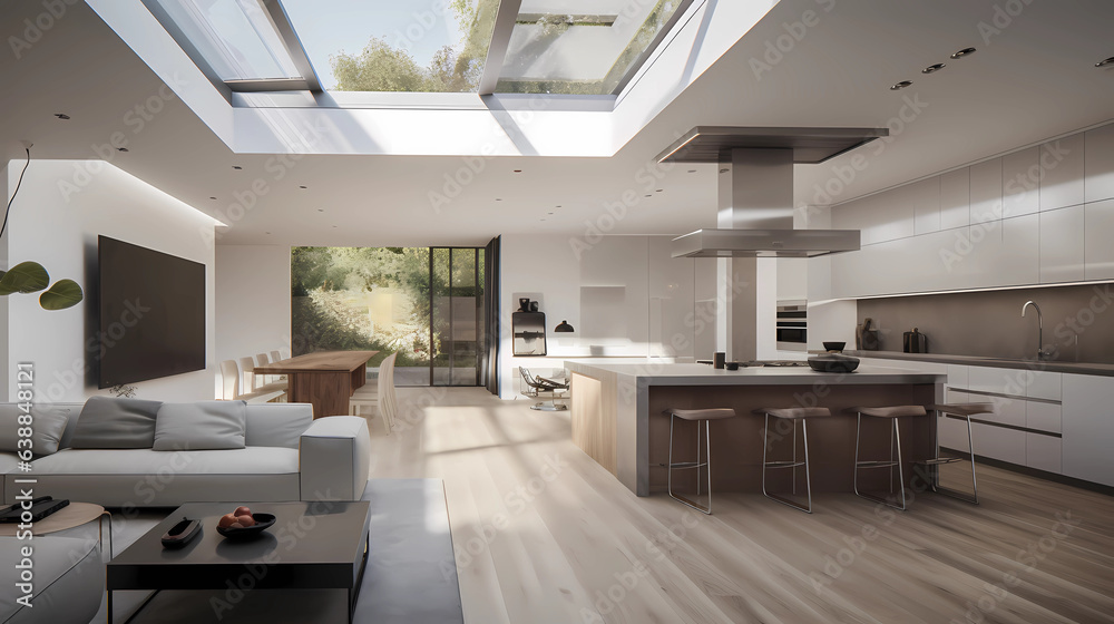 Revel in the architectural genius of this minimalist home. From the ...