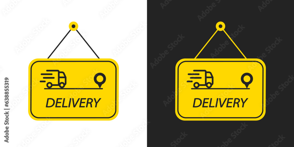 Vector express delivery icon - a symbol of speed and efficiency ...